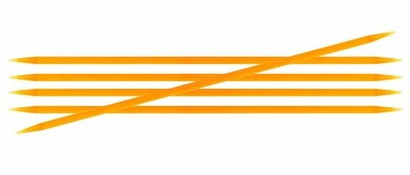 Спицы чулочные "Trendz" 4мм/20см, акрил, оранжевый KnitPro 51021