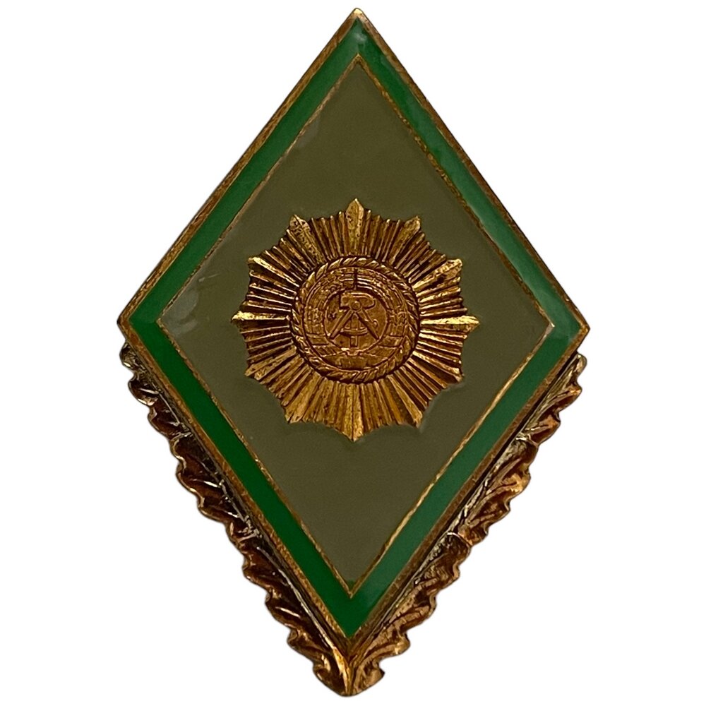 Знак "Об окончании гражданского учебного заведения для офицеров полиции" ГДР 1985-1990 (в коробке)