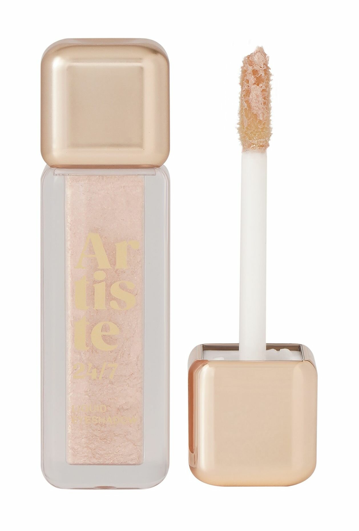 VIVIENNE SABO Жидкие тени для век Artiste 24/7, 6,5 мл, 02 мерцающий с золотистыми глиттерами