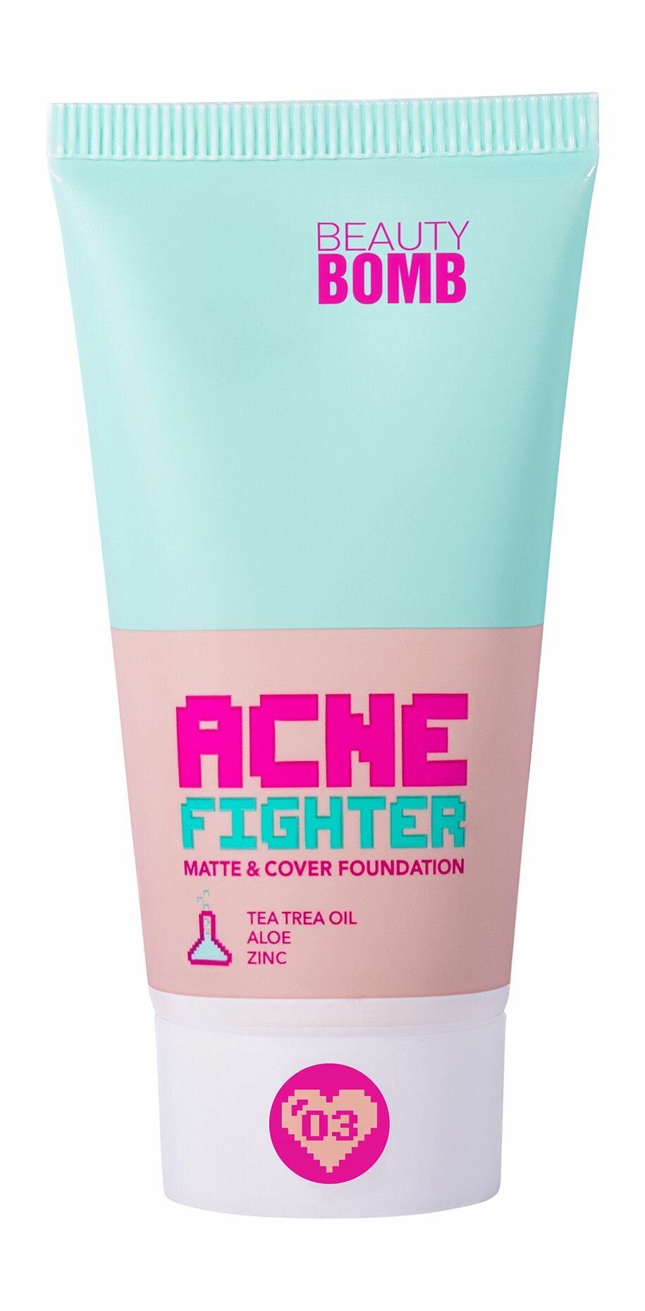 BEAUTY BOMB Тональный крем для лица Acne Fighter, 25 мл, 03