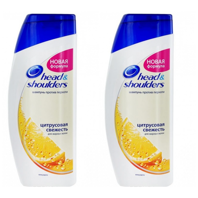 Head&Shoulders Шампунь против перхоти Цитрусовая свежесть, 200 мл, 2 шт