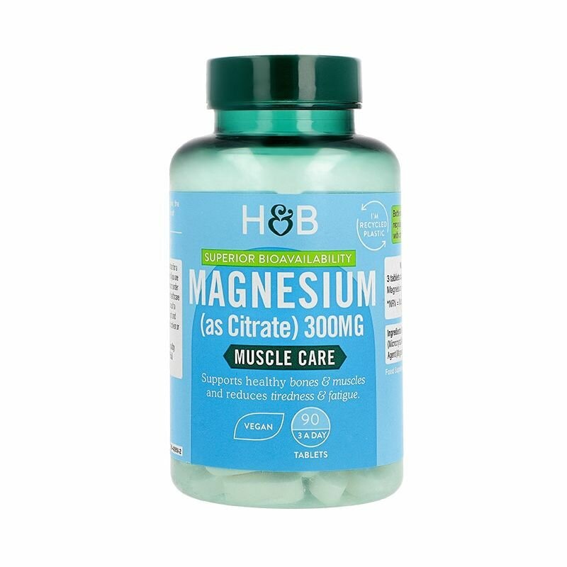 Holland & Barrett Magnesium Citrate 300 мг магний в виде цитрата 90 таблеток (из Литвы)