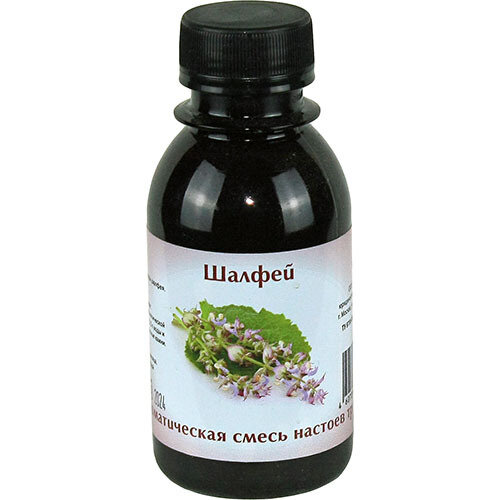 Ароматическая смесь настоев трав "Шалфей", водный настой, 100 мл