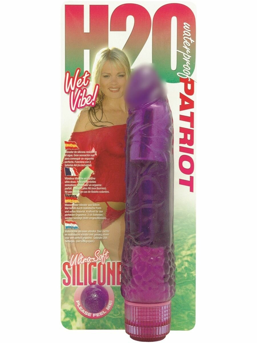 Вибратор "H2O PATRIOT WATERPROOF VIBRATOR" 21.5см
