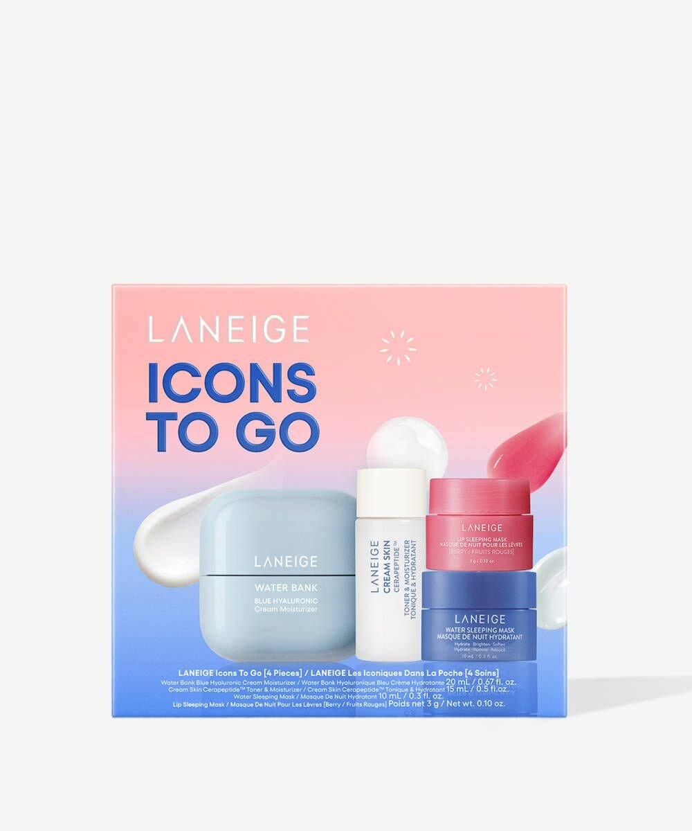 Набор уходовой косметики для увлажнения лица и губ LANEIGE ICONS TO GO