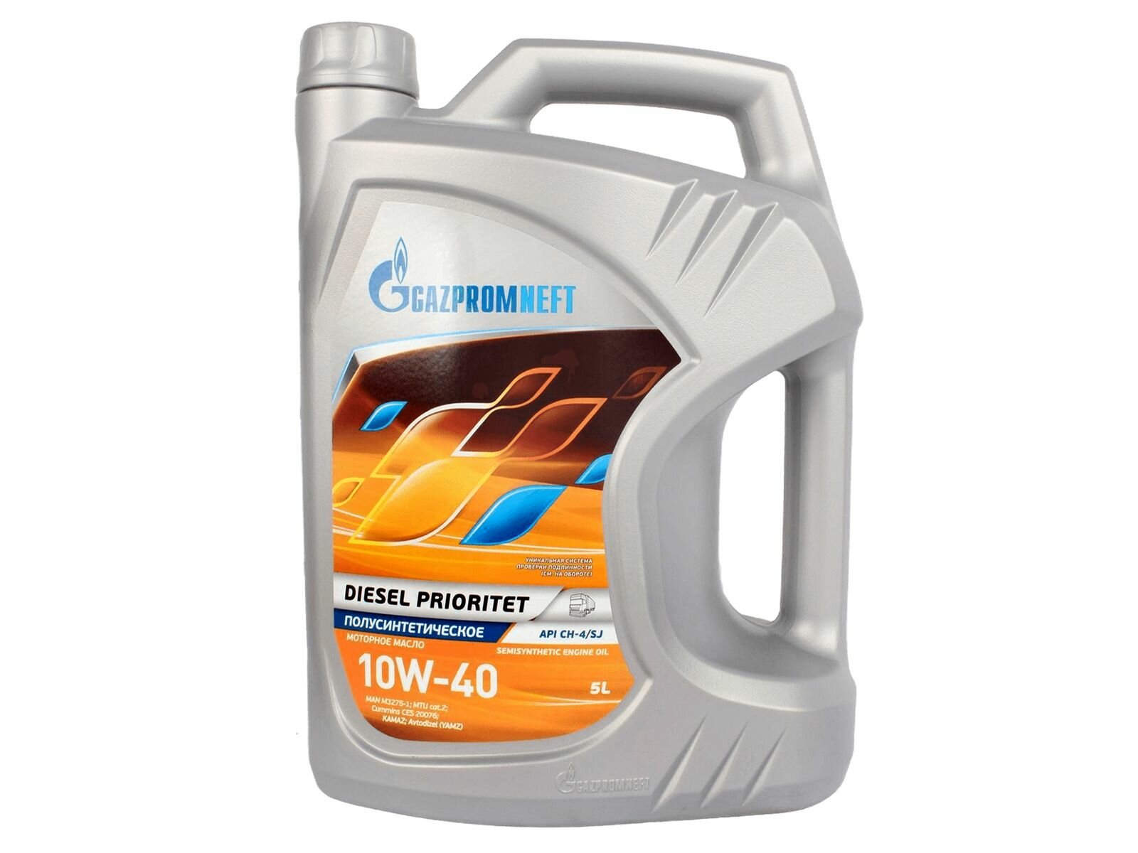 Масло моторное GAZPROMNEFT Diesel Prioritet 10W40 5л CH-4/SJ