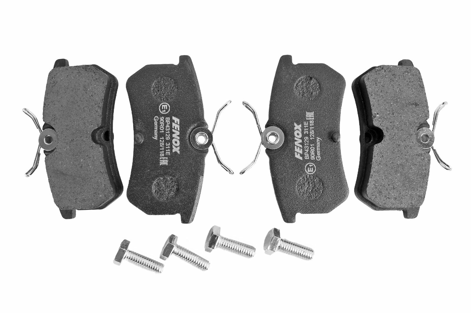 Колодки тормозные FENOX BP43129 задние