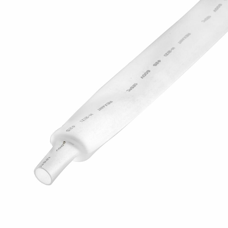 Термоусаживаемая трубка для проводов Rexant, диаметр 25 мм, термоусадка 2:1, 10 шт, 1м