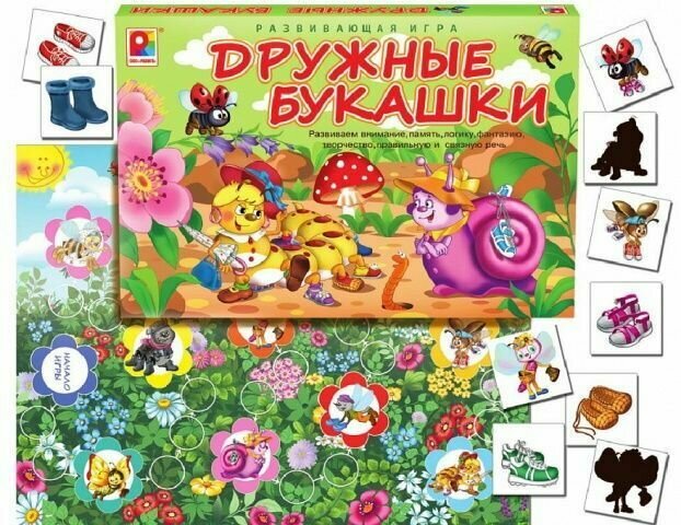 Настольная игра "Дружные букашки"