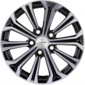 Литой колесный диск Khomen Wheels KHW1610 6.5x16/5x114.3 D70.2 ET41 Black FP
