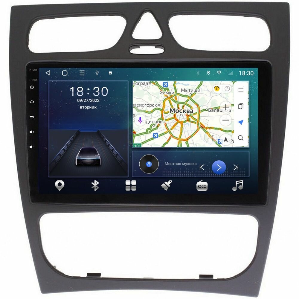 Магнитола CRS-300 Mercedes-Benz C-Class (W203) 2000-2004, CLK-Class (W209) 2002-2006, G-Class (W463) 1998-2006, Vito (W639), Viano (W639) 2003-2006 - Android 13 - Процессор 8 ядер - Carplay - DSP 36 полос - 4G(Sim)