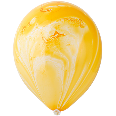 Шар латексный ненадутый Е 12" Мрамор Yellow 30 см (25 в уп)