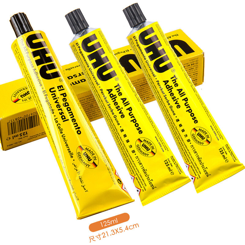 Суперклей UHU, 125мм, прозрачный, универсальный, для стекла, металла, дерева