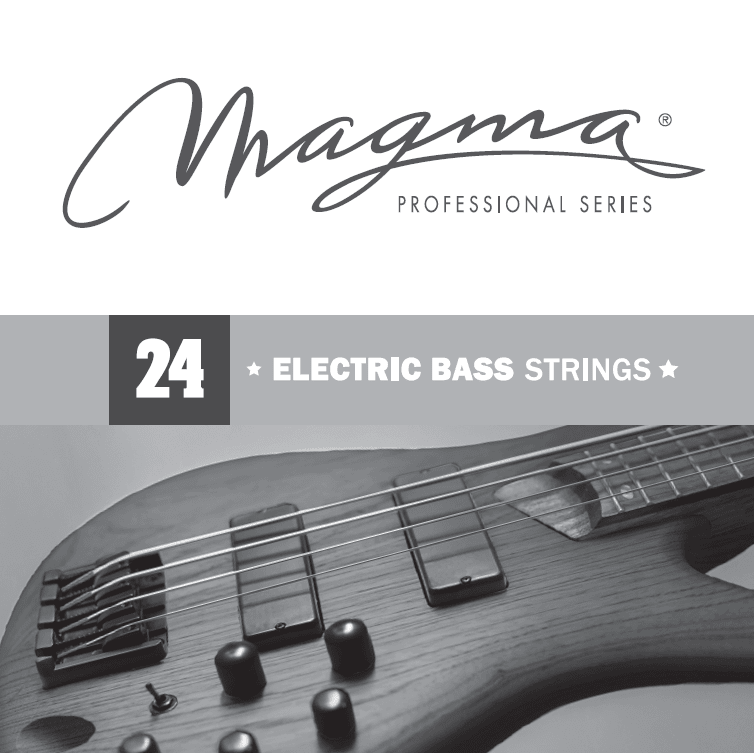 Magma Strings BS024N - Струна одиночная для бас-гитары 24, Серия: Nickel Plated Steel, Калибр: 24, Обмотка: никелированная сталь.