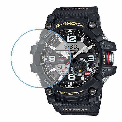 Скрин Мобайл защитный экран для часов Casio GG-1000-1A из нано стекло 9H