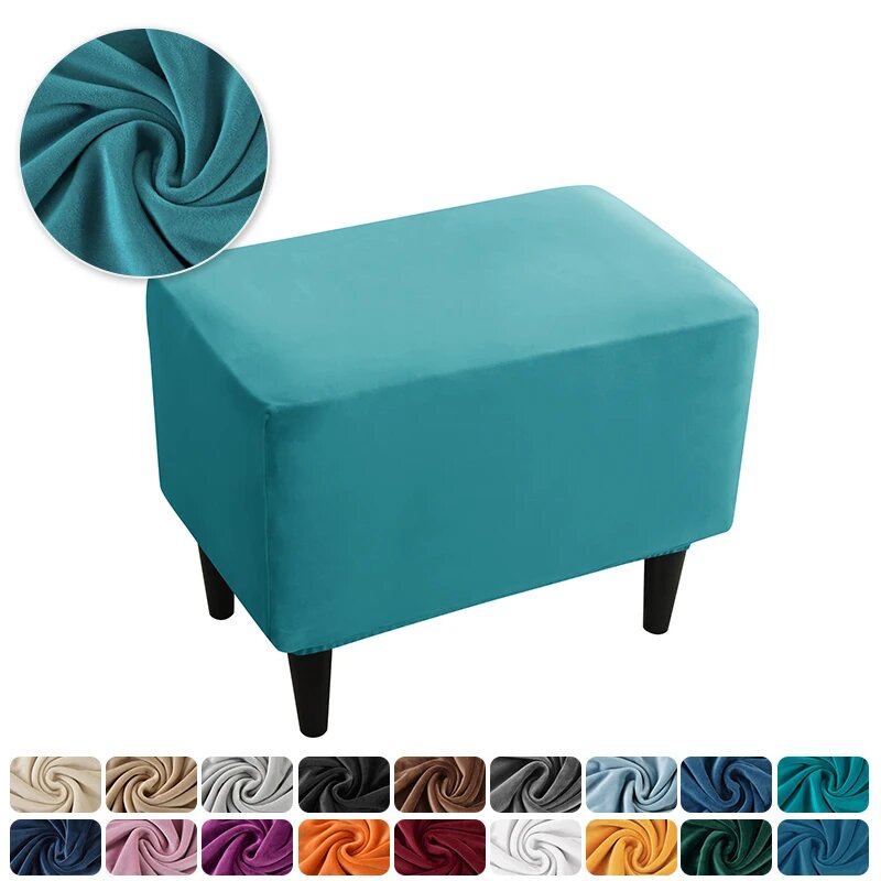 Бархатные чехлы на стулья Yupartex B8 Turquoise Blue