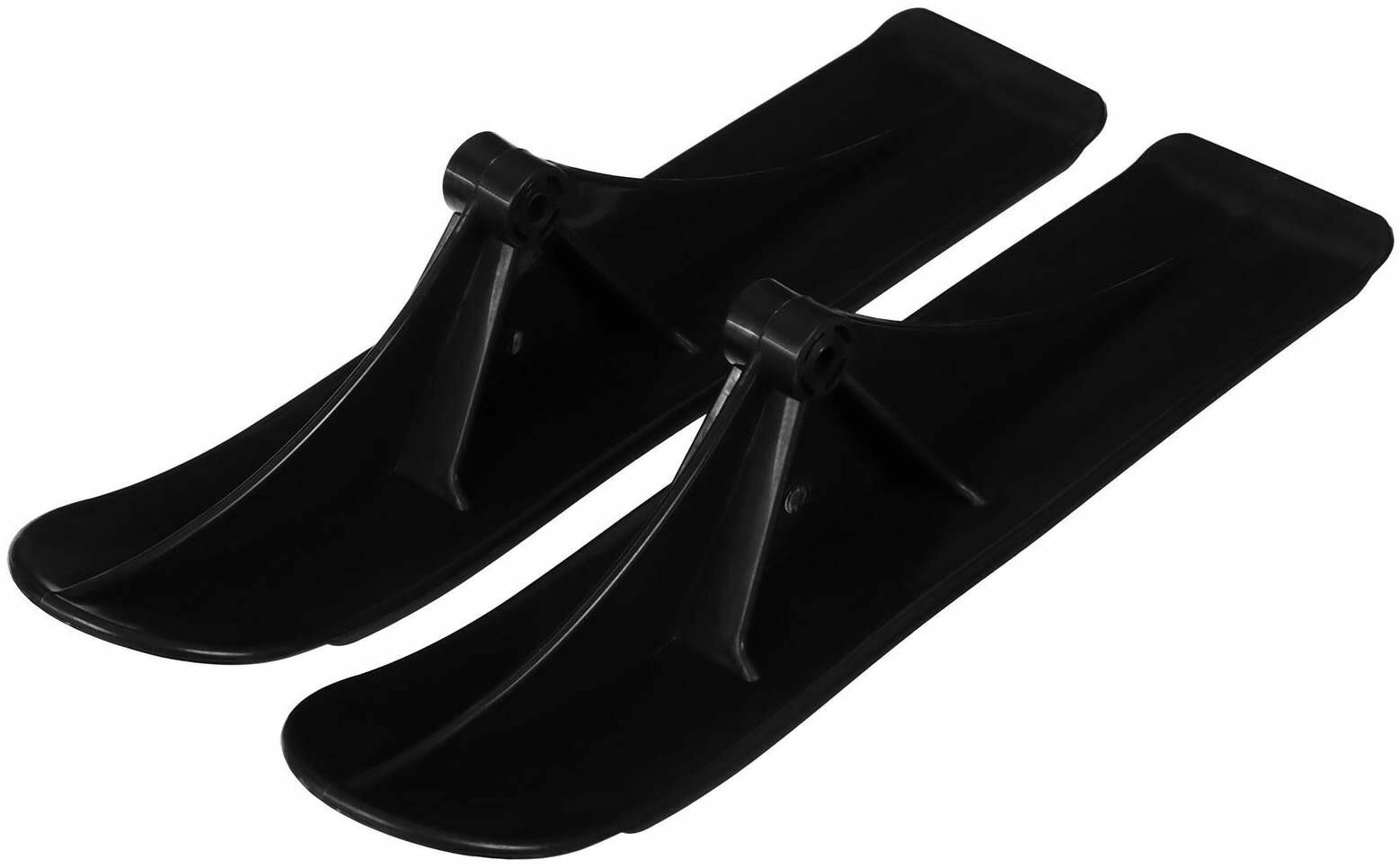 Лыжи для зимних самокатов и снегокатов (пара), для простых и трюковых, цвет чёрный