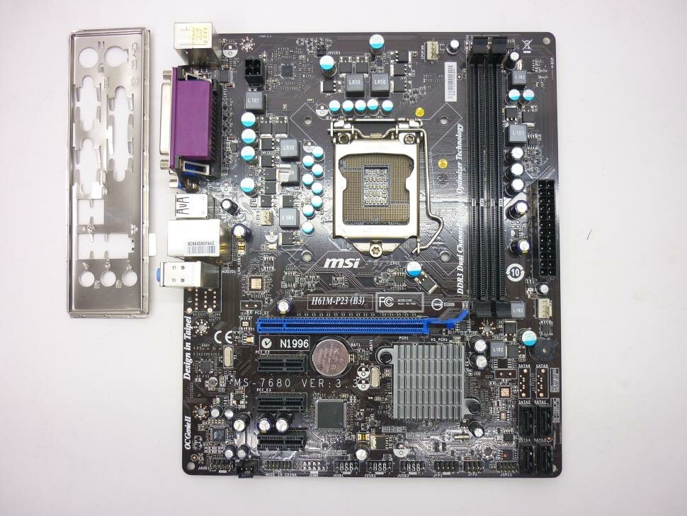 Материнская плата MSI H61M-P23 (B3)