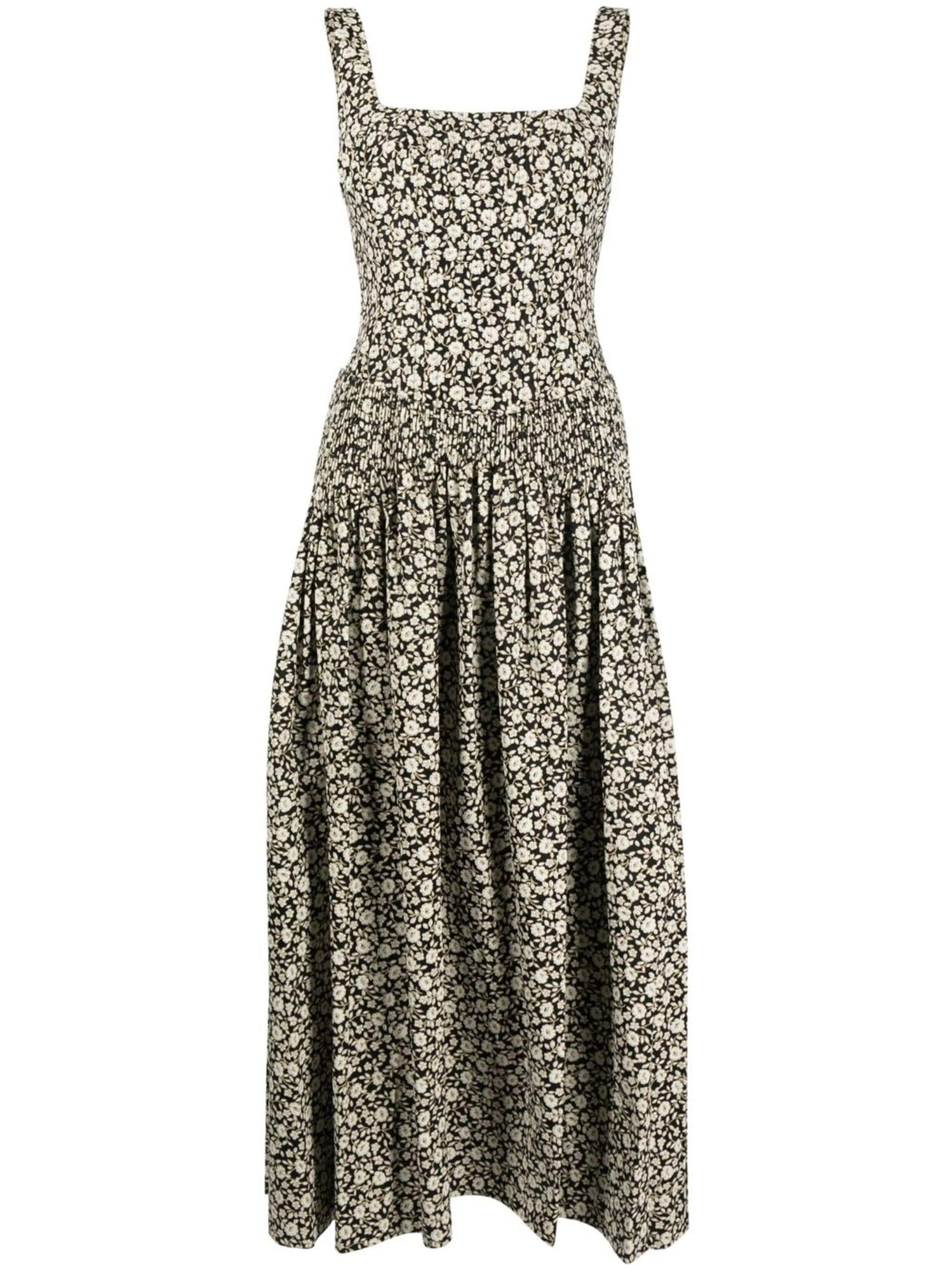 Платье Floral-print flared dress