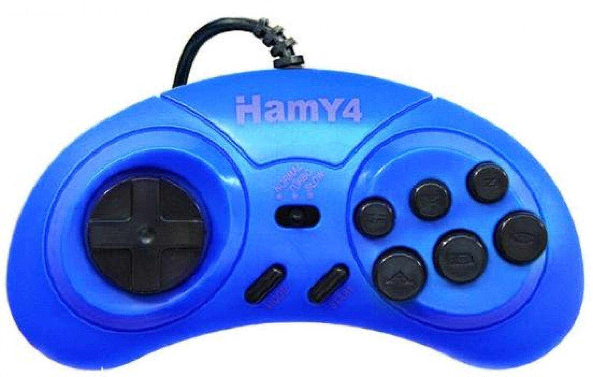 Геймпад проводной Hamy Controller узкий разъем 9 Pin (Синий)