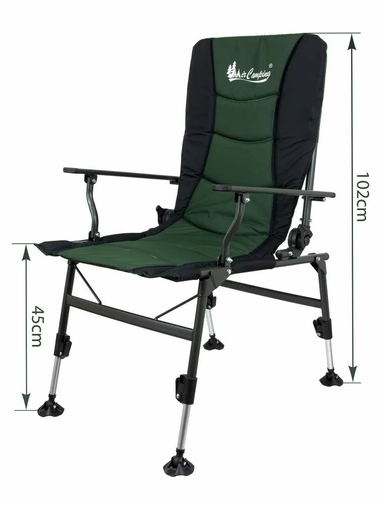 Кресло карповое складное стул туристический для рыбалки и для отдыха Mircamping DYY