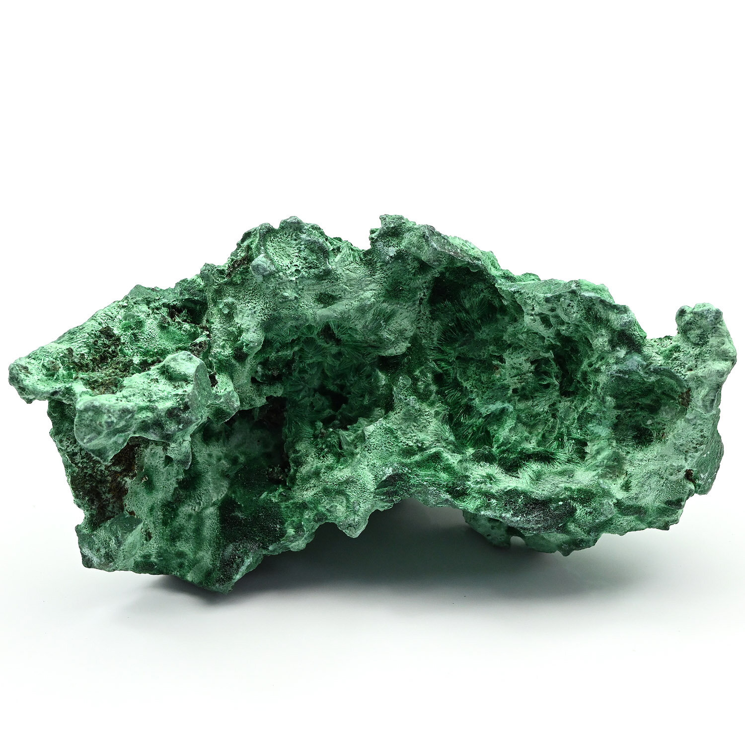 Плисовый малахит 111*45*49мм, 247г. .