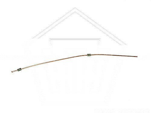 Трубка тормозной для а/м газ 53 тройник-левый задних тормоз (60см) (53-50-3506035)