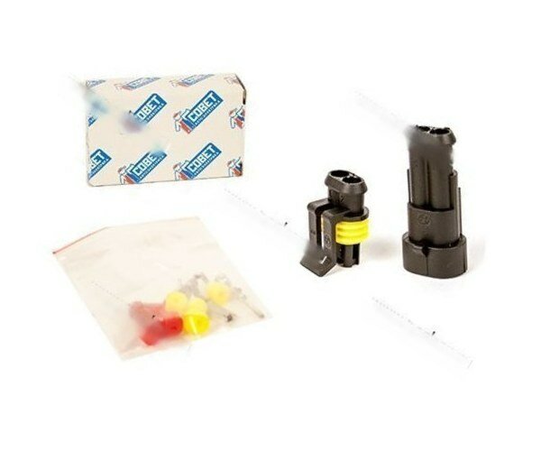 Разъем герметичный РГ 2х1, подходит для большинства автомобилей с системами электроники.