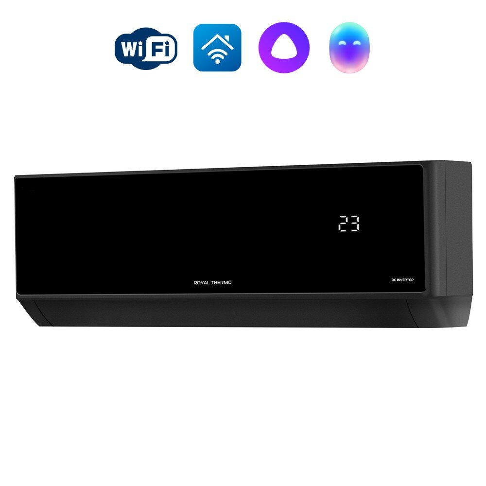 Сплит-система инверторного типа Royal Thermo Barocco DC RTBI-09HN8 цвет чёрный