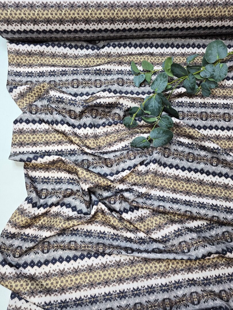 Ткань курточная "Вязание" 100*147 см