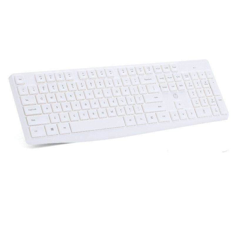 Комплект клавиатуры и мыши HP CS10, беспроводная, для ноутбука, универсальная, офисная, белая