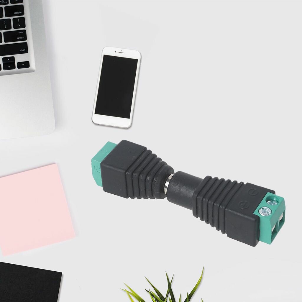 12 В для разъема питания постоянного тока 5,5 мм x 2,1 мм, штекер + гнездо, адаптер, светодиодная лента, разъем для камеры видеонаблюдения, ствол Ada