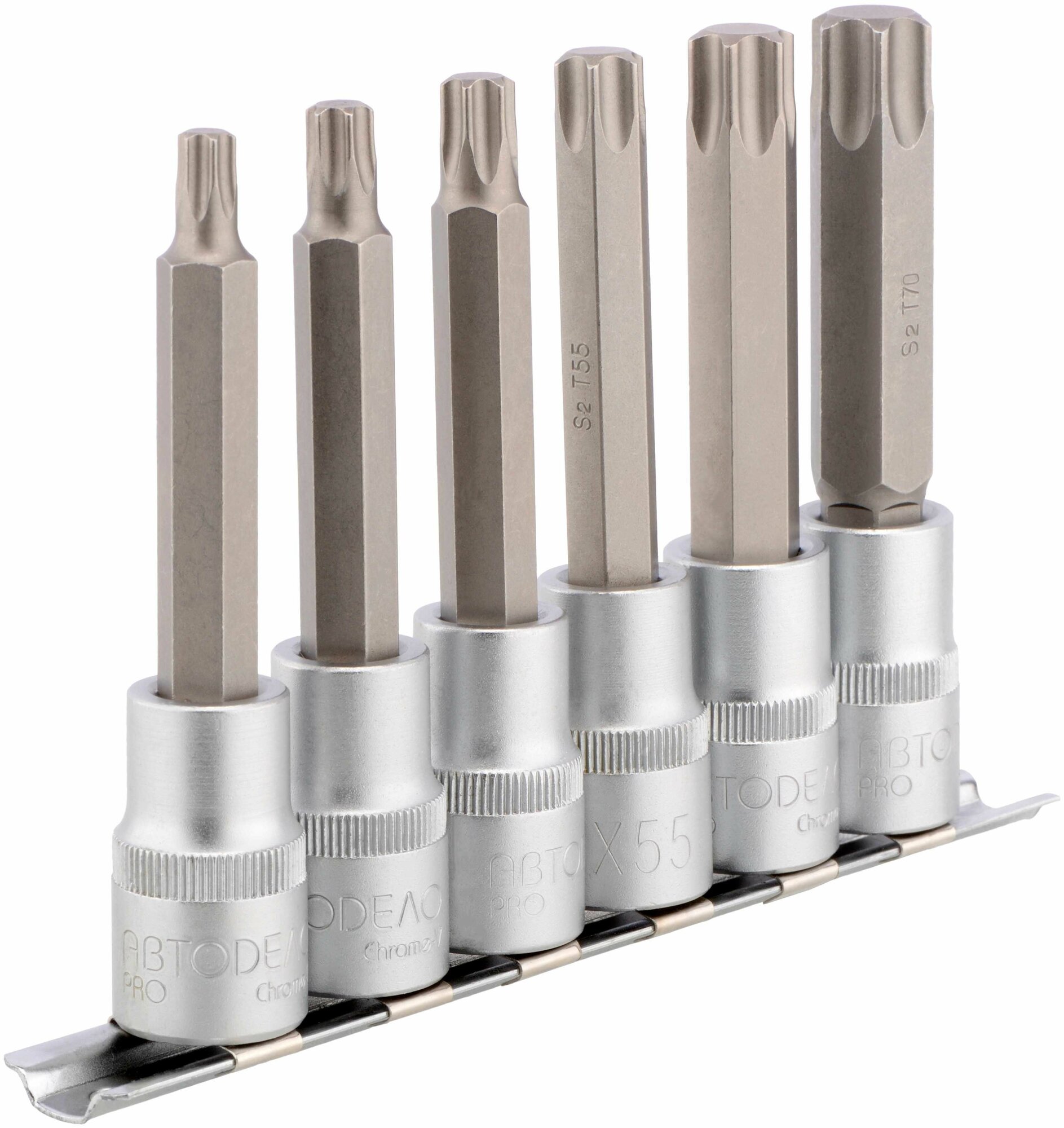 Набор головок вставка TORX T40-T70 (1/2 , 6 предметов) Автодело PRO