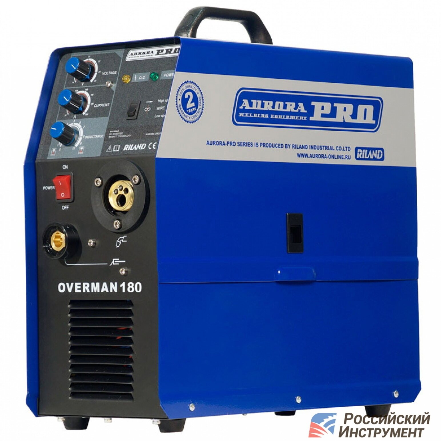 Сварочный полуавтомат Aurora PRO OVERMAN 180 Mosfet (MIG-MAG)