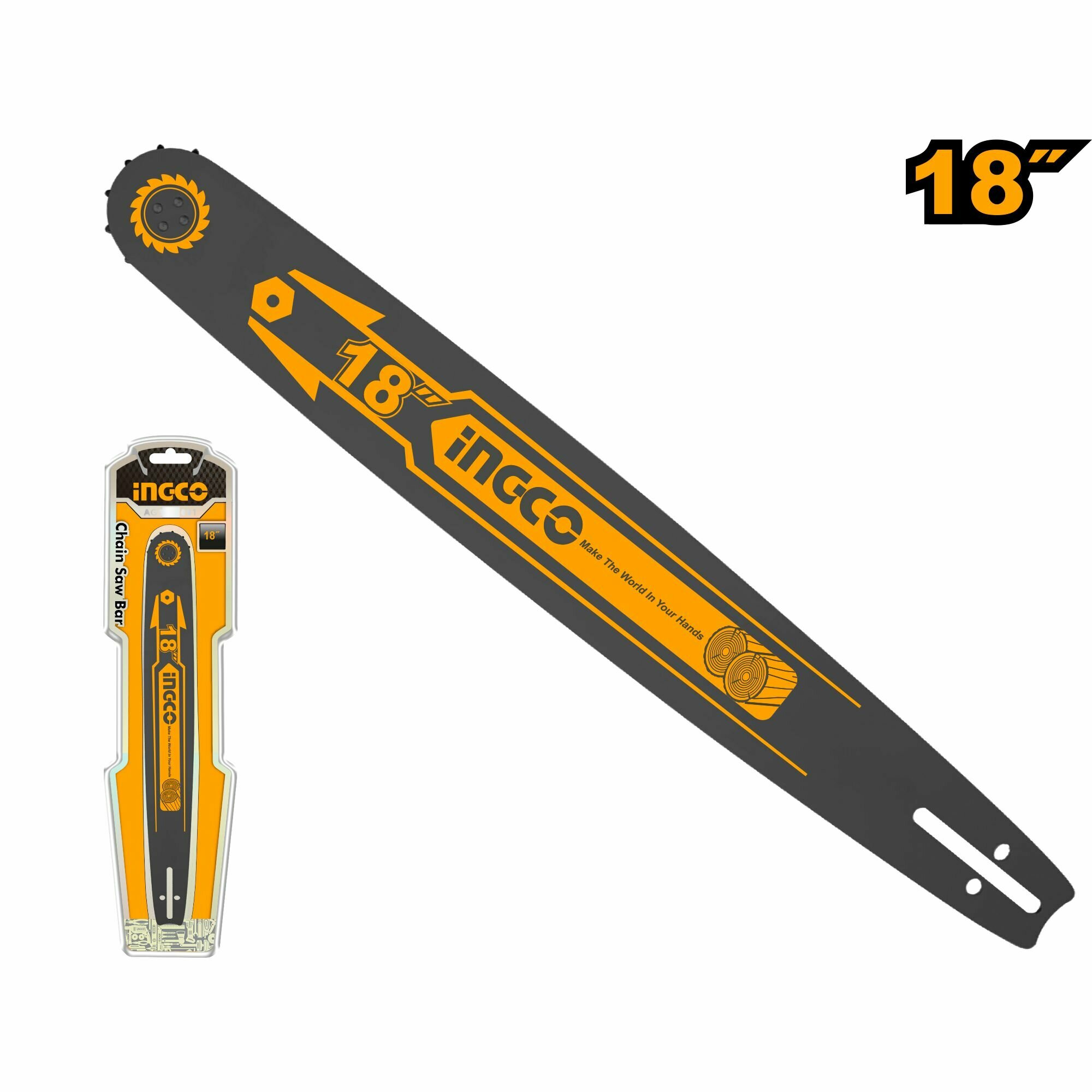 Шина для бензопилы INGCO AGSB51801 455мм (18") 3/8 (0,325) 1.5 мм