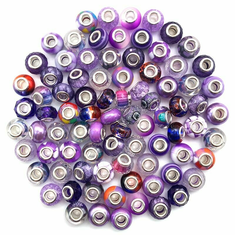 20 смоляных бусин с большим отверстием для украшений, декора и творчества своими руками