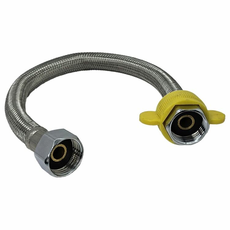 Гибкая подводка 30см, для подключения универсальных смесителей душевых кабин и джакузи, 1 шт