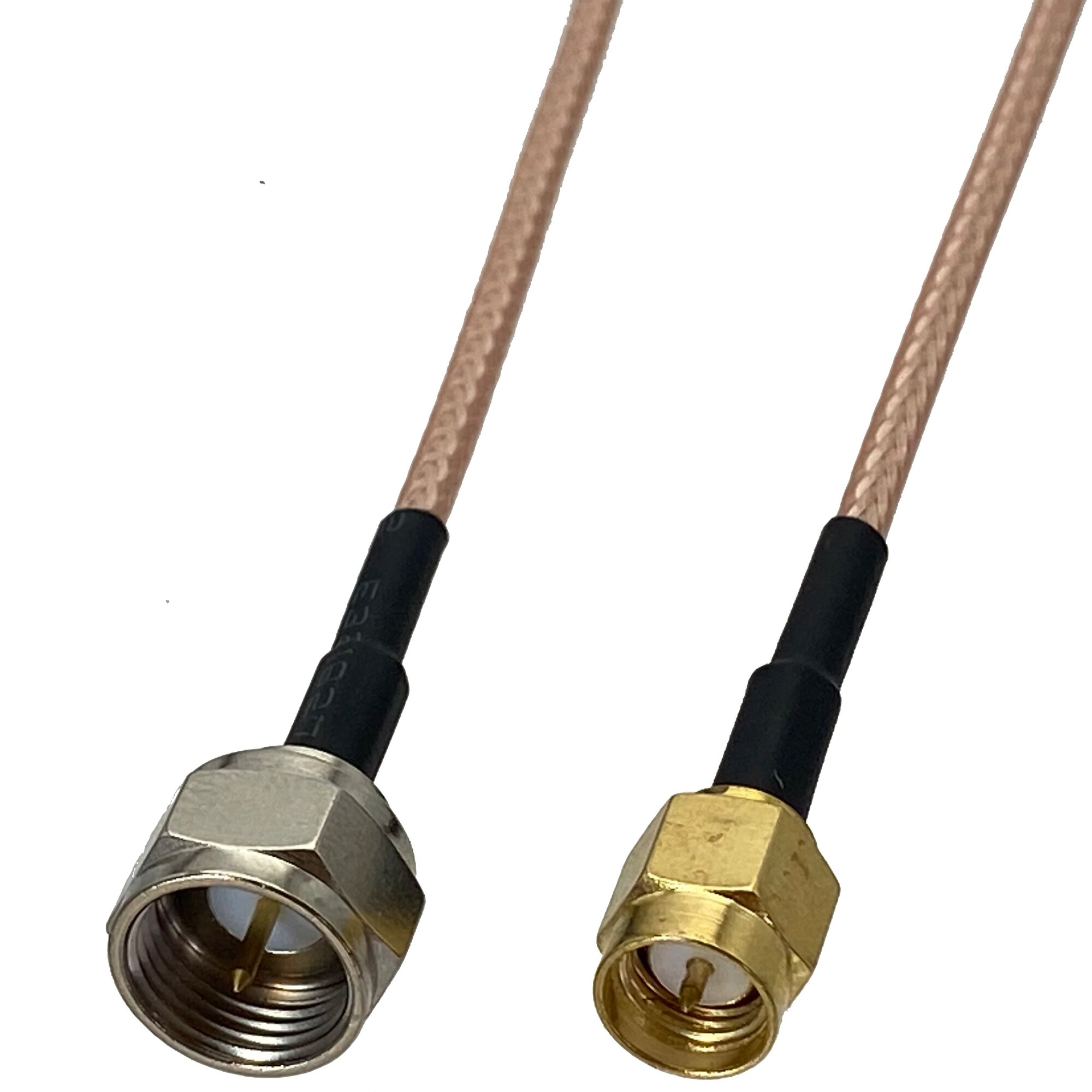 Коаксиальный переходник F-SMA RP SMA CRC9 TS9 7CM, F M to SMA M