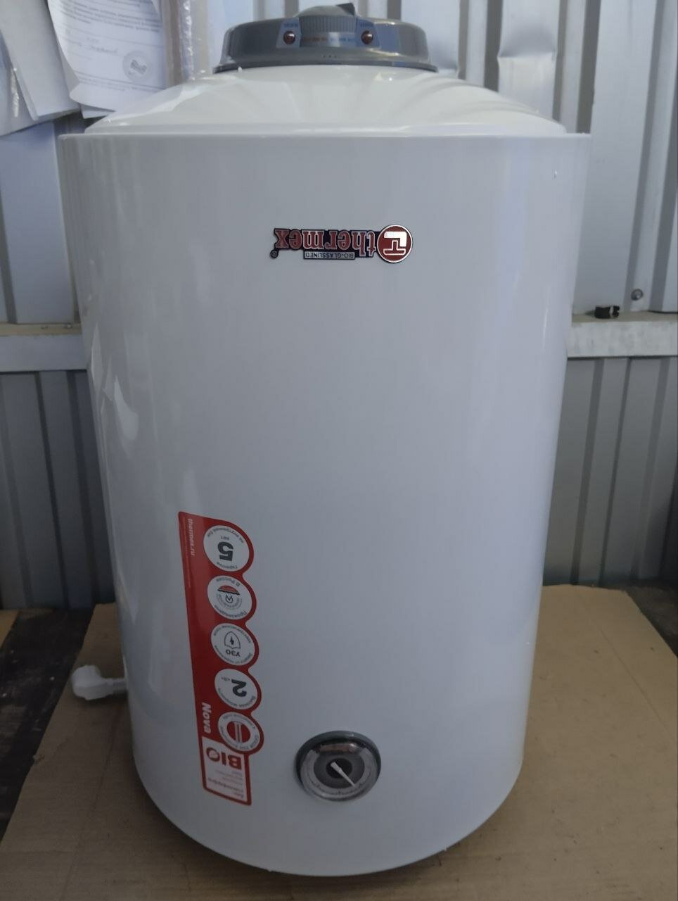 Водонагреватель Thermex Nova 80 V 2кВт 80л электрический настенный белый