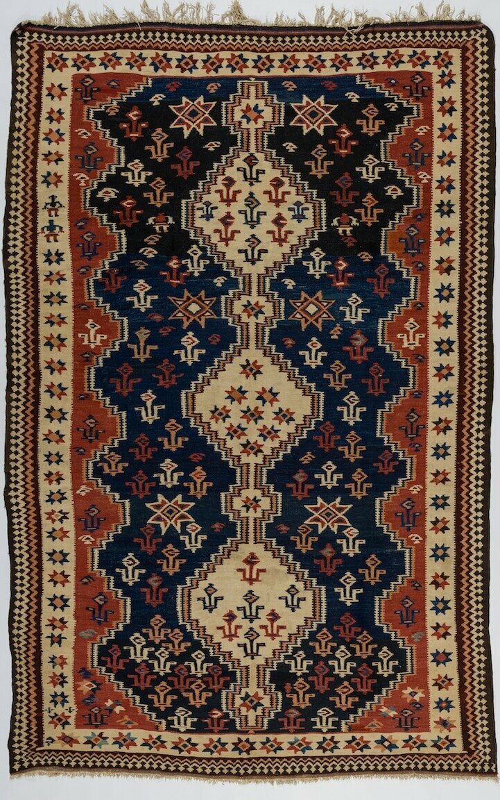 Килим PERSEPOL "Артефакты", ручной работы, Иран, винтажный, 1,65x2,5 м