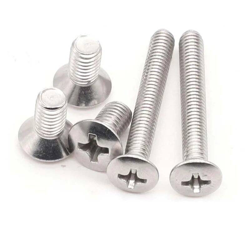 Болты крестовые из нержавеющей стали M2-M6, длина 30mm