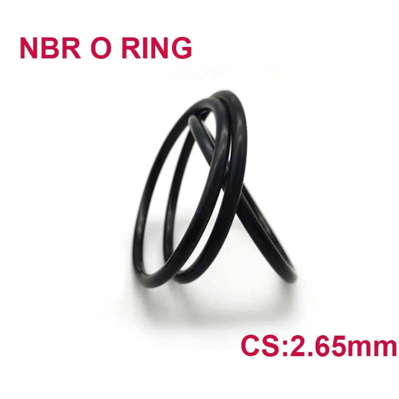 Резиновые уплотнительные кольца NBR 2,65 мм ID 16mm (100Pcs)
