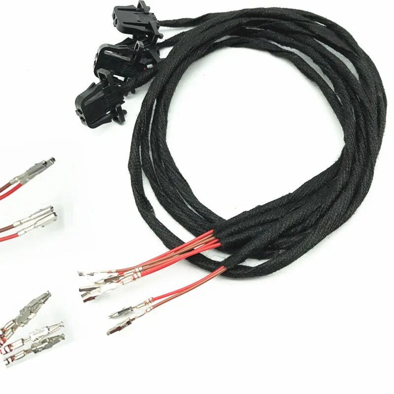 Автомобильный салонный светодиодный светильник приветствия двери, жгут проводов для VW Golf MK5 MK6 7 MK7 7.5 Jetta Passat B6 B7 B8 Tiguan Superb SEAT 1SET