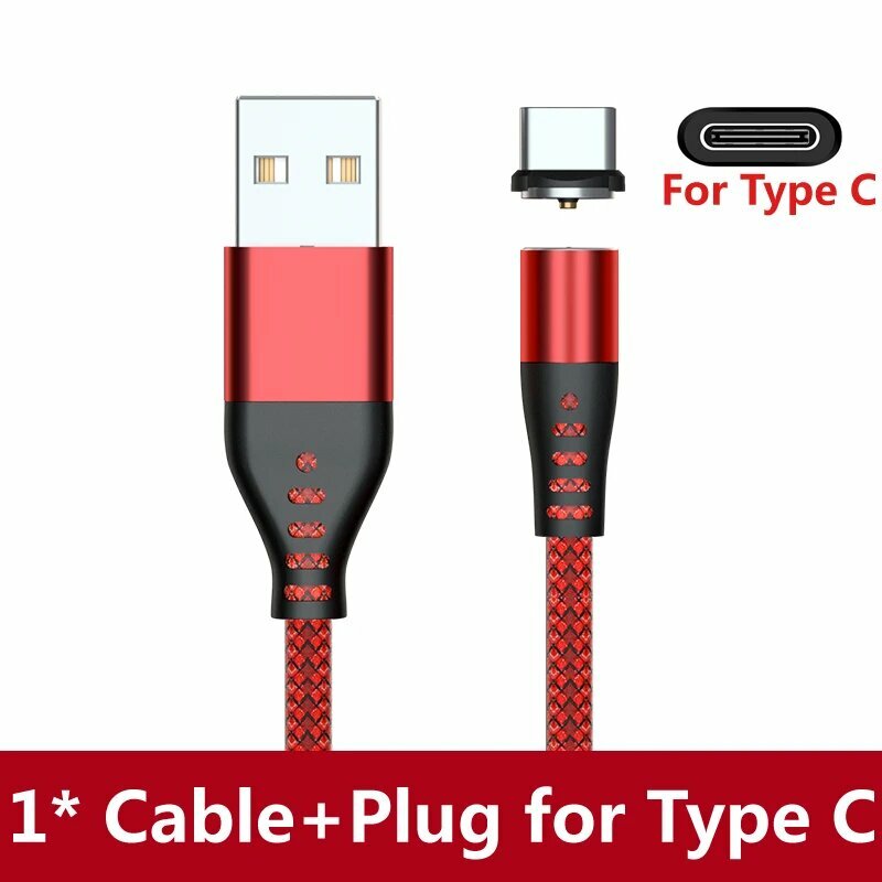 Магнитный кабель Type-C 2 м, Red