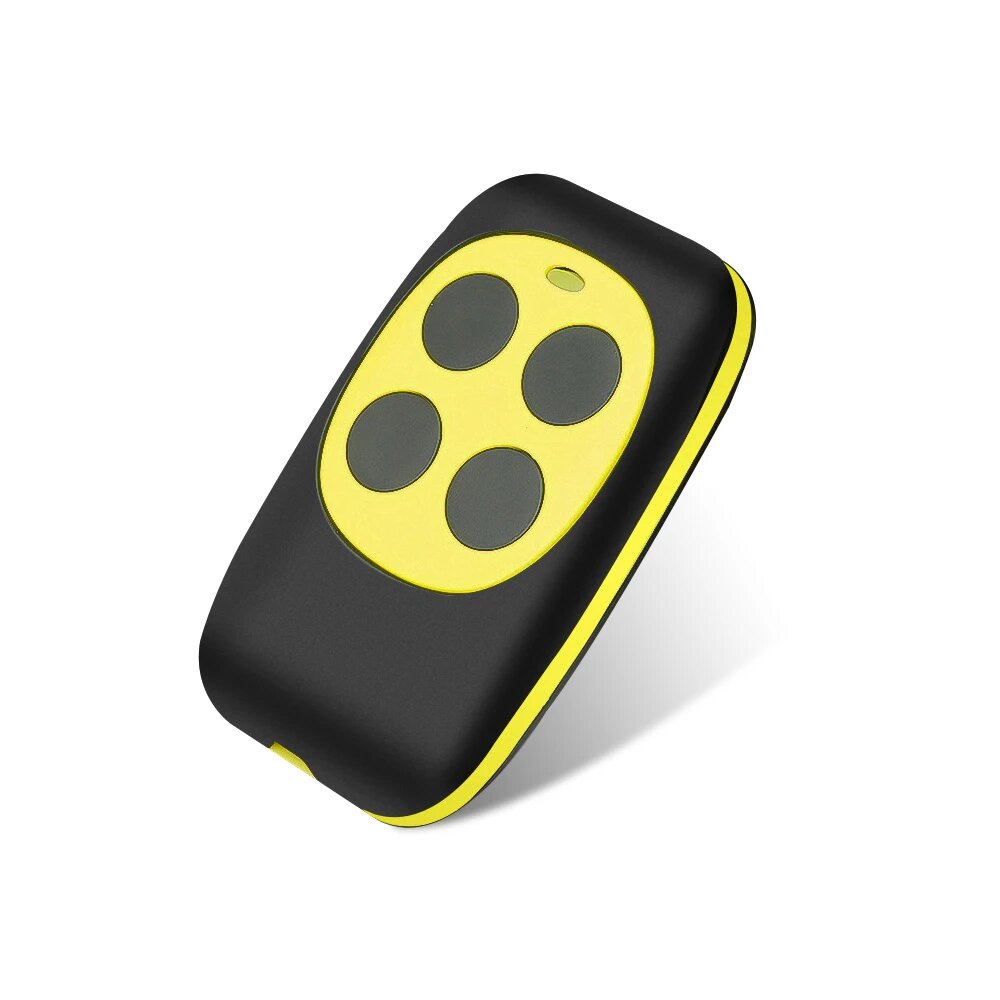 Пульт дубликатор 433МГц, 4 кнопки, Yellow