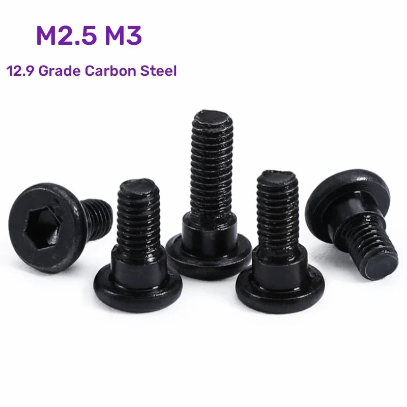 Набор ступенчатых винтов M2.5 M3 из углеродистой стали 5 шт. M3x4mm