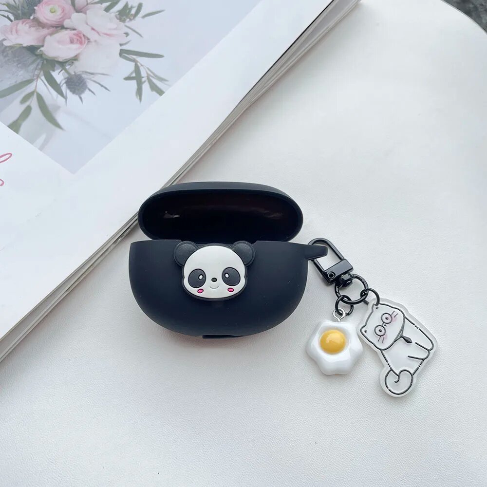 Силиконовый чехол Cute Cat для Realme Buds T110