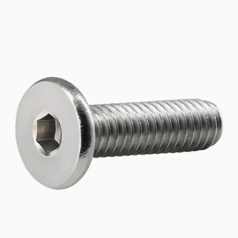 Шестигранные болты из нержавеющей стали ZFhong M1.6-M8 M3 50pcs, stainless steel, 8mm