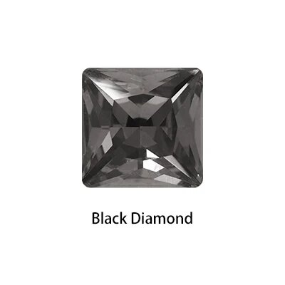 Черные квадратные стразы Black Diamond