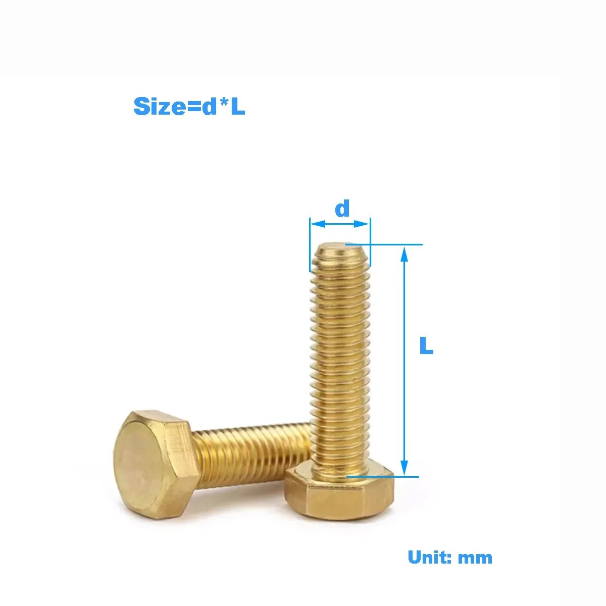 Латунные винты M4-M20